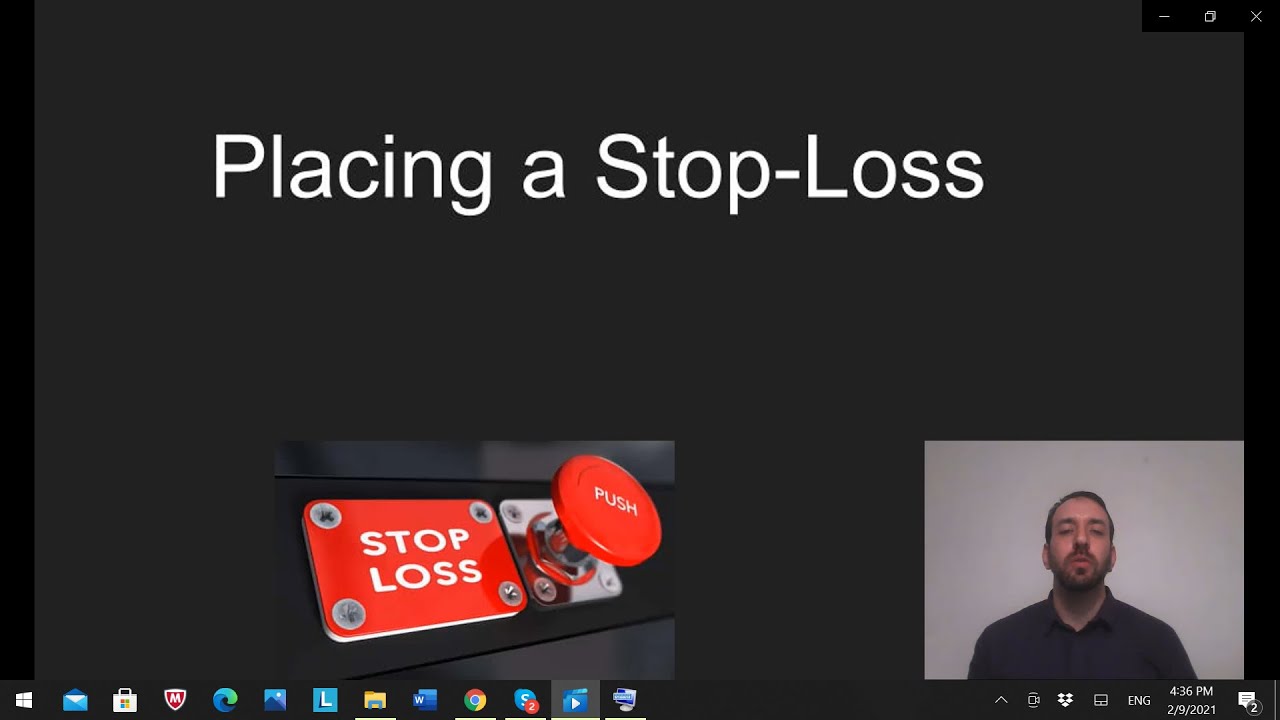 Stop Loss Explained - Placing SL and Adjusting orders in Trading - YouTube