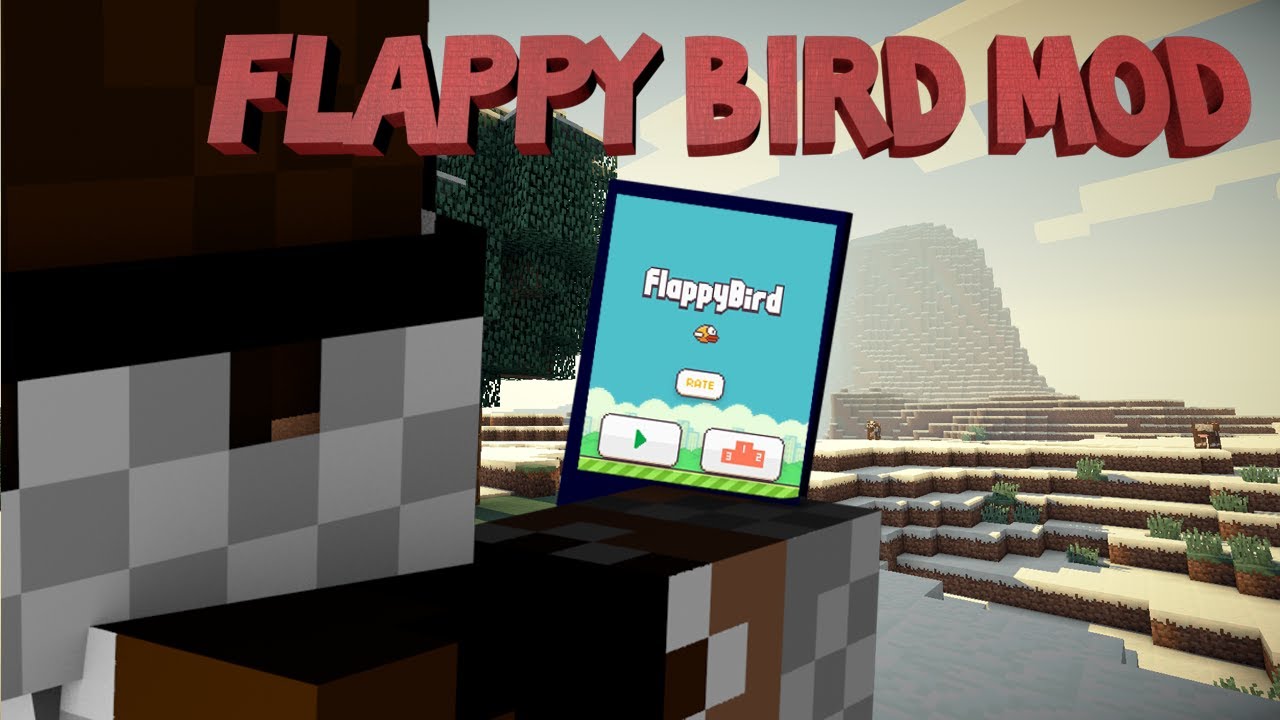 Minecraft: FLAPPY BIRD MOD! (Play Flappy Bird On Your Minecraft iPhone ...