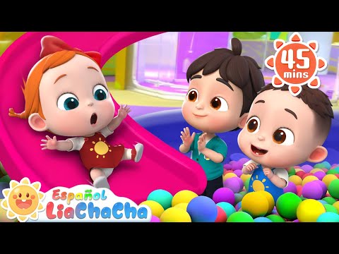 Seguridad en el Tobogán | LiaChaCha en Español - Canciones Infantiles