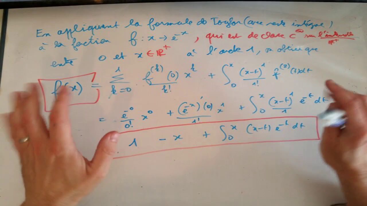 Séquence 35 Formule de Taylor MF26 Exo 4a - YouTube