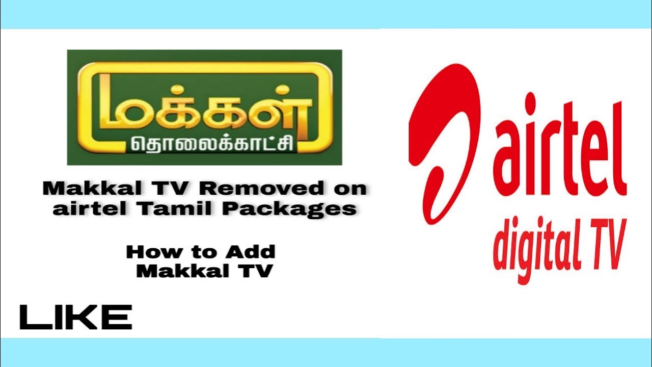 airtel Dth Makkal TV Adding | Removed Channel | Pano View° - YouTube