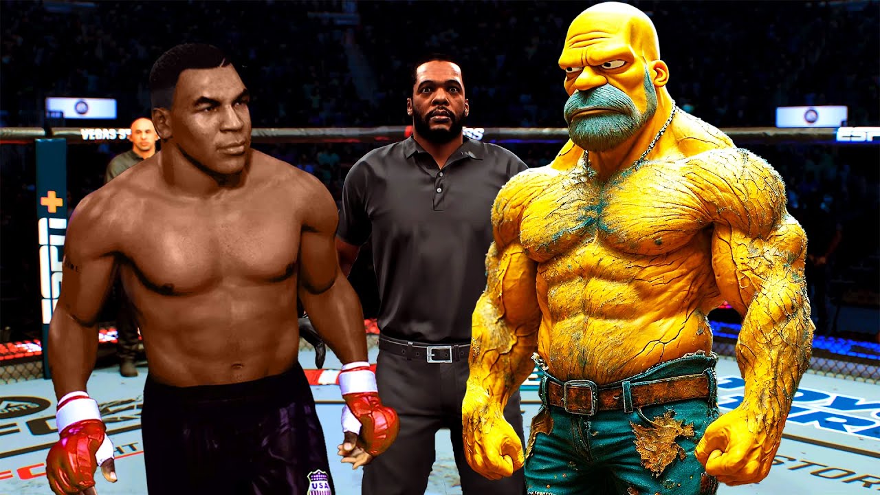 UFC 5 | Mike Tyson vs. Homer Giant | EA Sports UFC 5 - YouTube