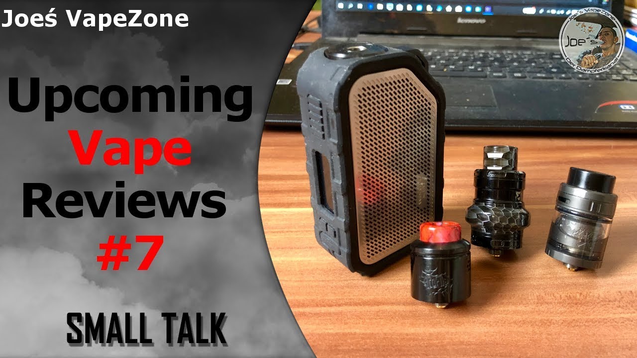 Upcoming Vape Reviews #7 | MK RTA - Active - Manta Mesh - Profile RDA # ...