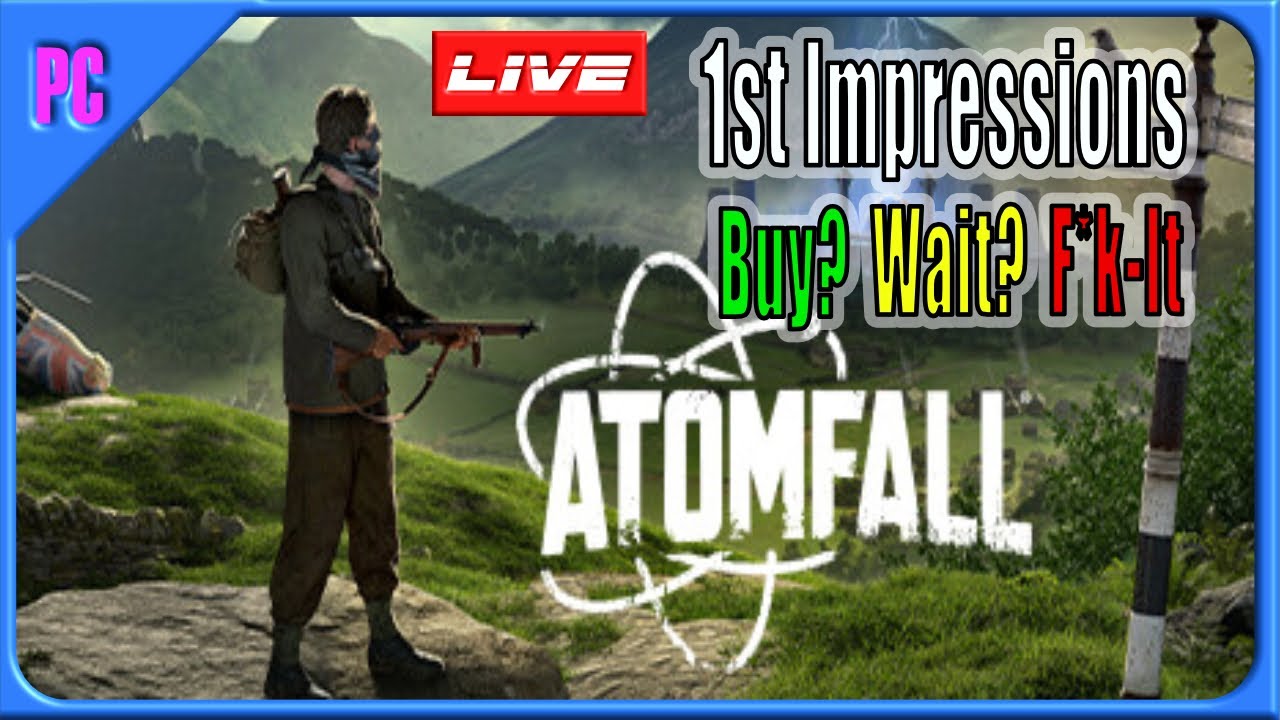 🔴 LIVE - Atomfall: Atomfall: 1st Impressions FallOut4? BioShock? - YouTube