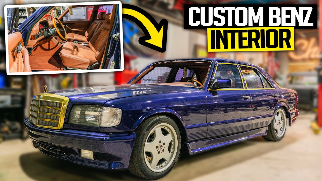 Custom 280se Mercedes Interior! - LS Swapped Benz Ep. 10 - YouTube