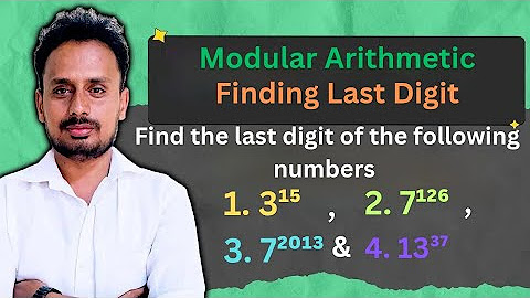 Bmats101 Module 4 ( Modular Arithmetic ) - YouTube