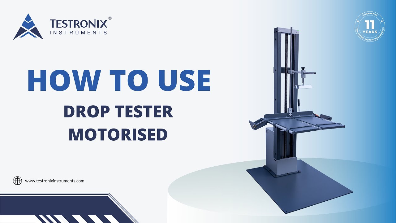 Drop Tester Motorised Manufacturer in India | Testronix Instruments ...