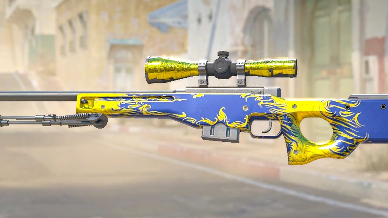 GOLD SCOPE AWP LOOK INSANE IN CS2🔥🔥- AWP MAN O WAR WITH 5x S1MPLE GOLD ...