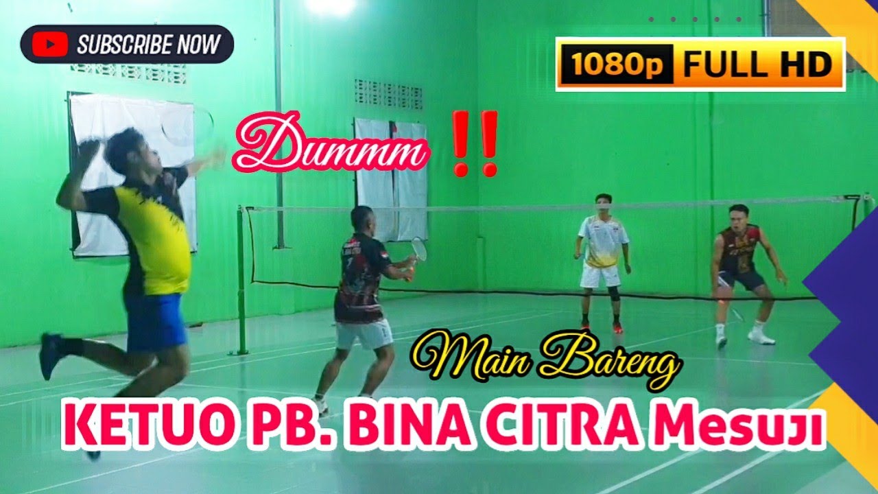 MABAR Santuy ‼️ Dum 🔥 | Angga / Wibowo. E vs Hendra / Iwan.T ️ GOR Bina ...