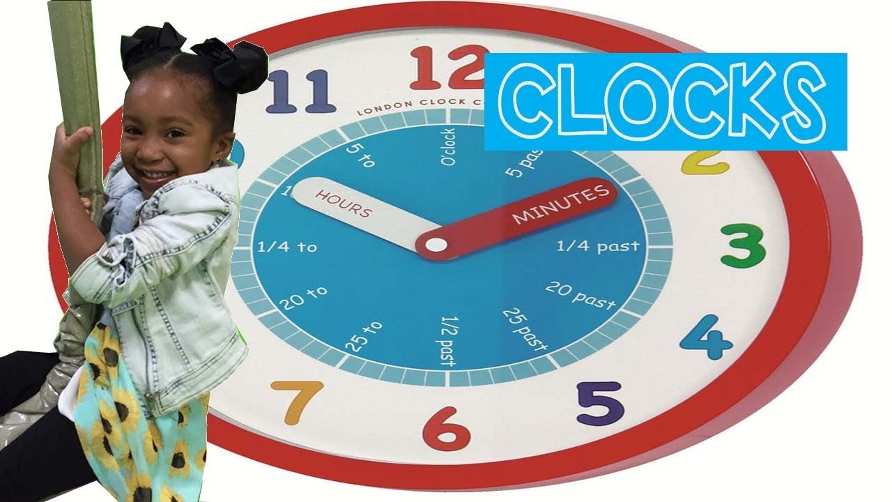 Rylei teaches us how to tell time - YouTube