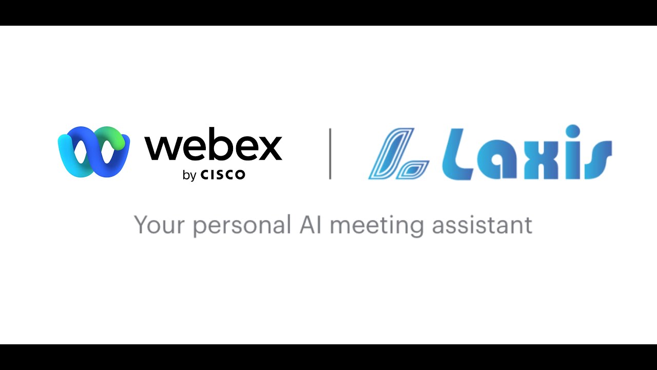 Webex AI Note Taker, Laxis - YouTube