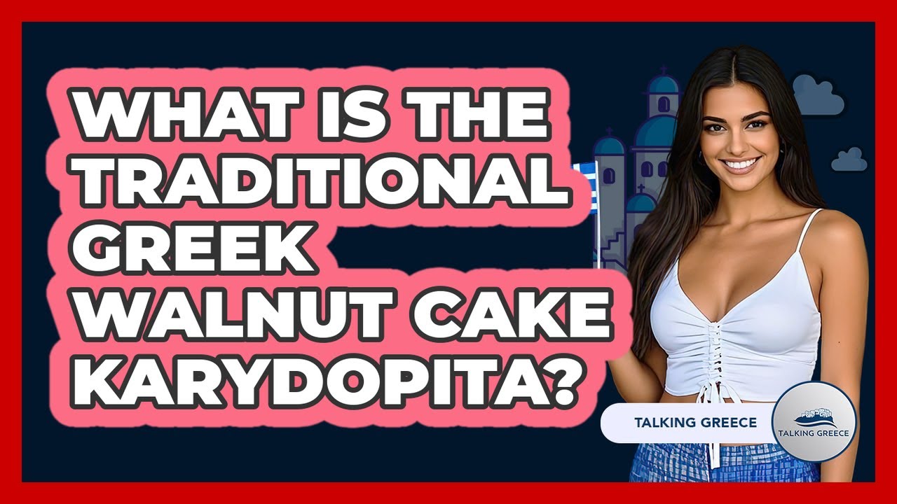 What Is The Traditional Greek Walnut Cake Karydopita? - YouTube