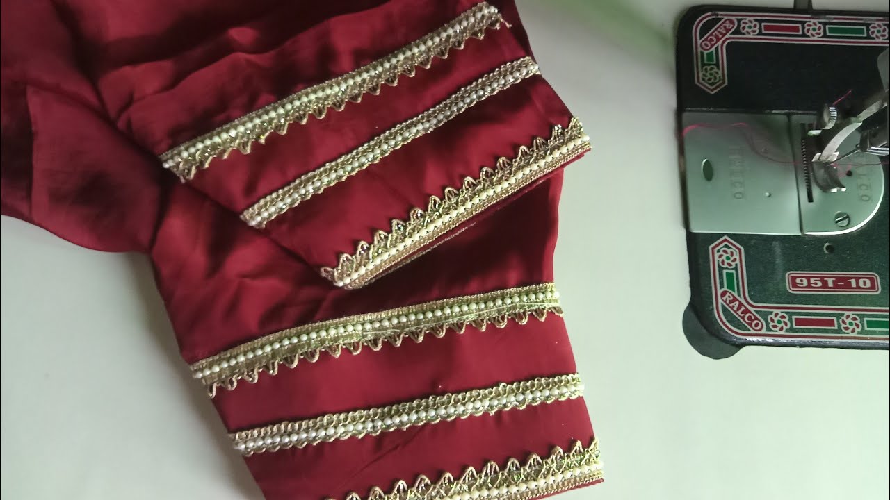 New poncha design2024 😍||new pocha design with lace|| - YouTube