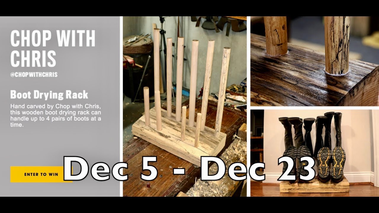 How To Make A Boot Rack - 2018 Giveaway - CAT FOOTWEAR - YouTube