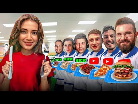 YOUTUBER'LAR 24 SAAT  NE YİYECEĞİMİ BELİRLİYOR | Delimine | Mert Eren | Tuna Tavus | Merbemio