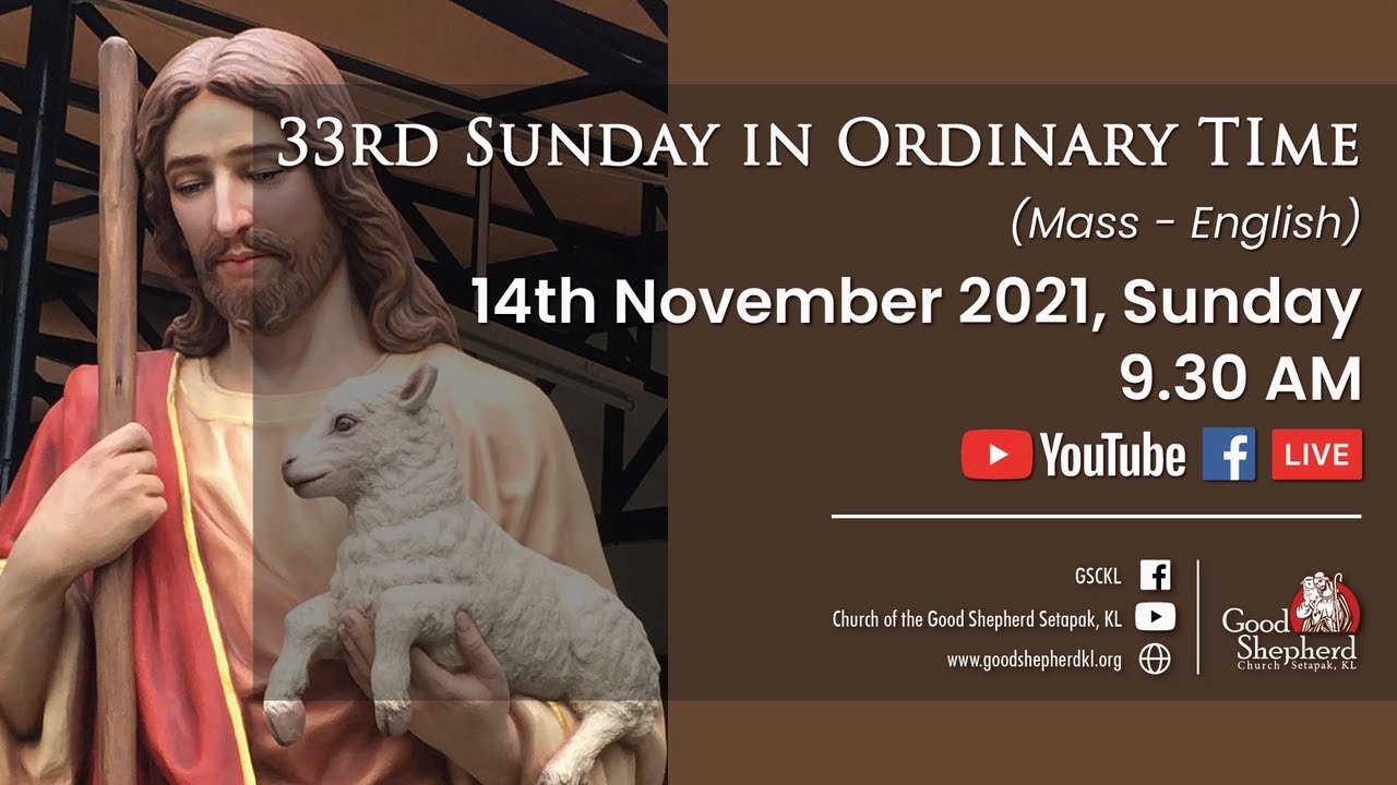 33rd Sunday in Ordinary Time - Mass (English) - YouTube