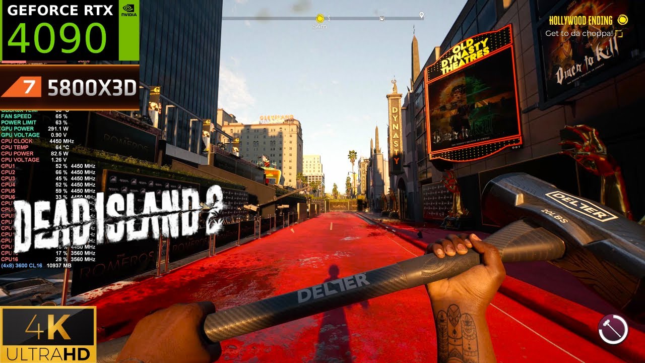 Dead Island 2 | RTX 4090 4K Ultra Settings | Ryzen 7 5800X3D - YouTube