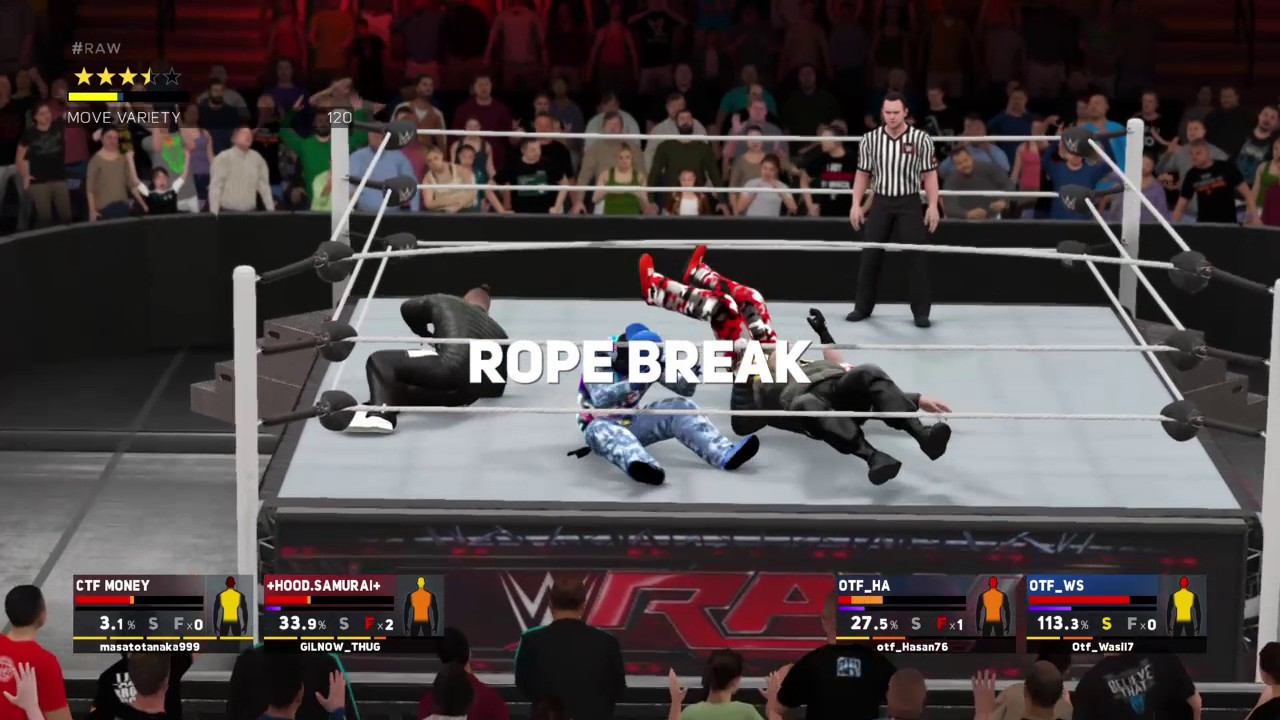 WWE 2K17 online 2v2 match - YouTube