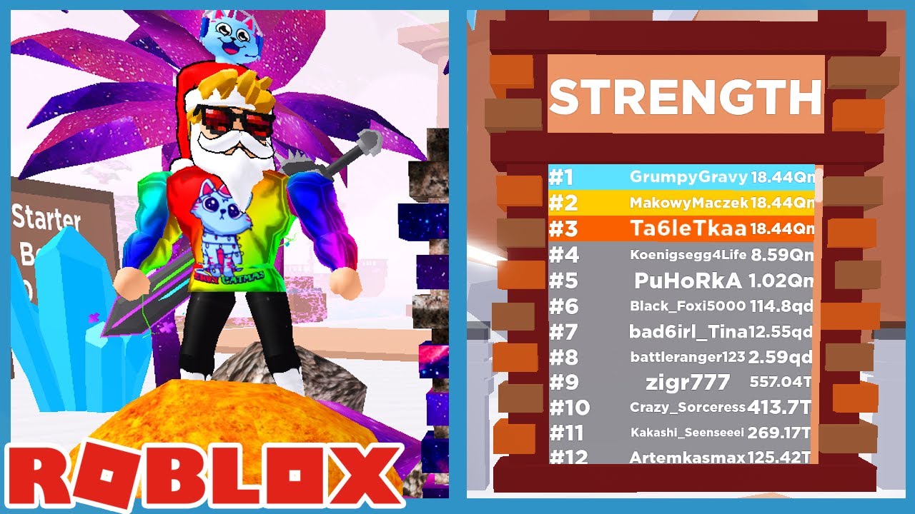 We Got Number One On The Leaderboards In Roblox Big Lifting Simulator ...