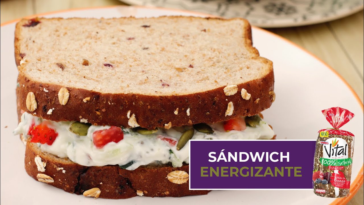 Receta fácil de sándwich saludable - YouTube