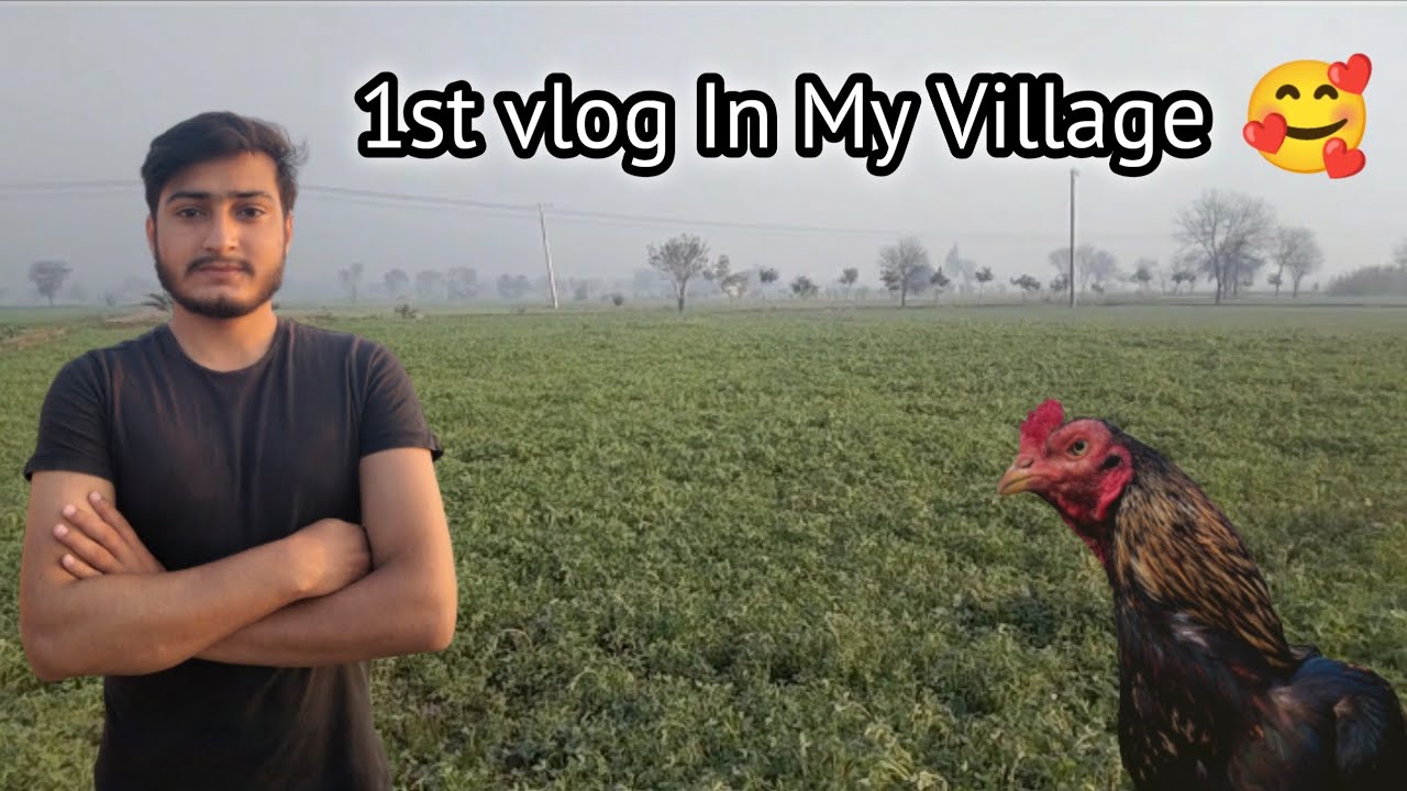 My 1st Vlog In My Village || 1st vlog Punjab Multan || Amir Hassan Vlogs - YouTube