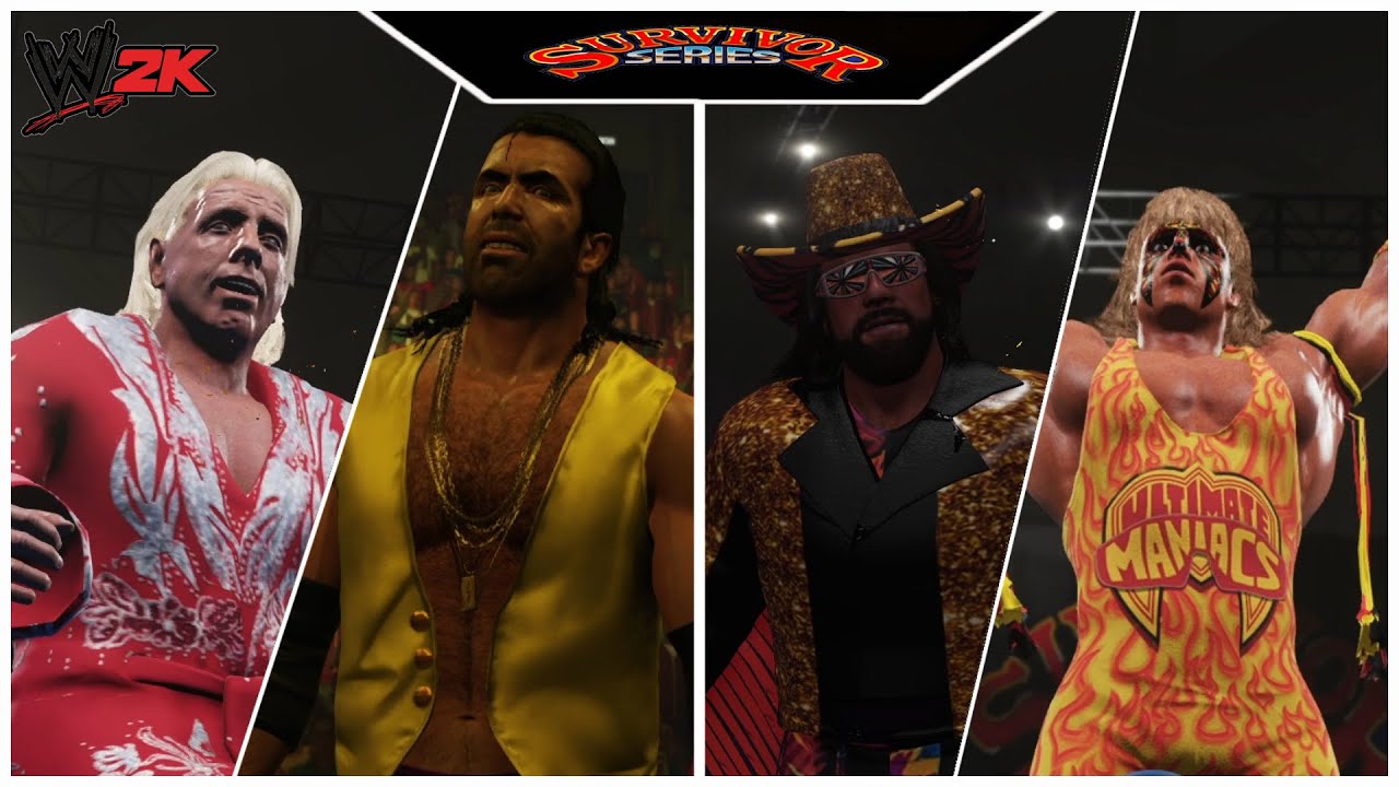 W2K / Tag Team Match / Ric Flair & Razor Ramon vs Randy Savage ...