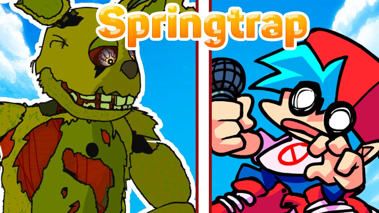 Friday Night Funkin' - VS Reanimated Springtrap (FNF Mod Hard/FNF FNaF ...