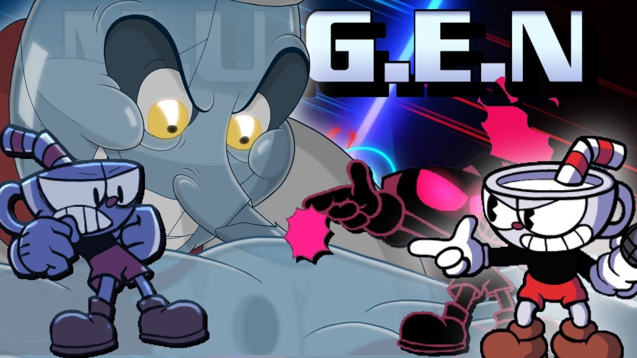 Chef Saltbaker & Cuphead FNF VS Cuphead FNF X2 - Mugen Battle - YouTube