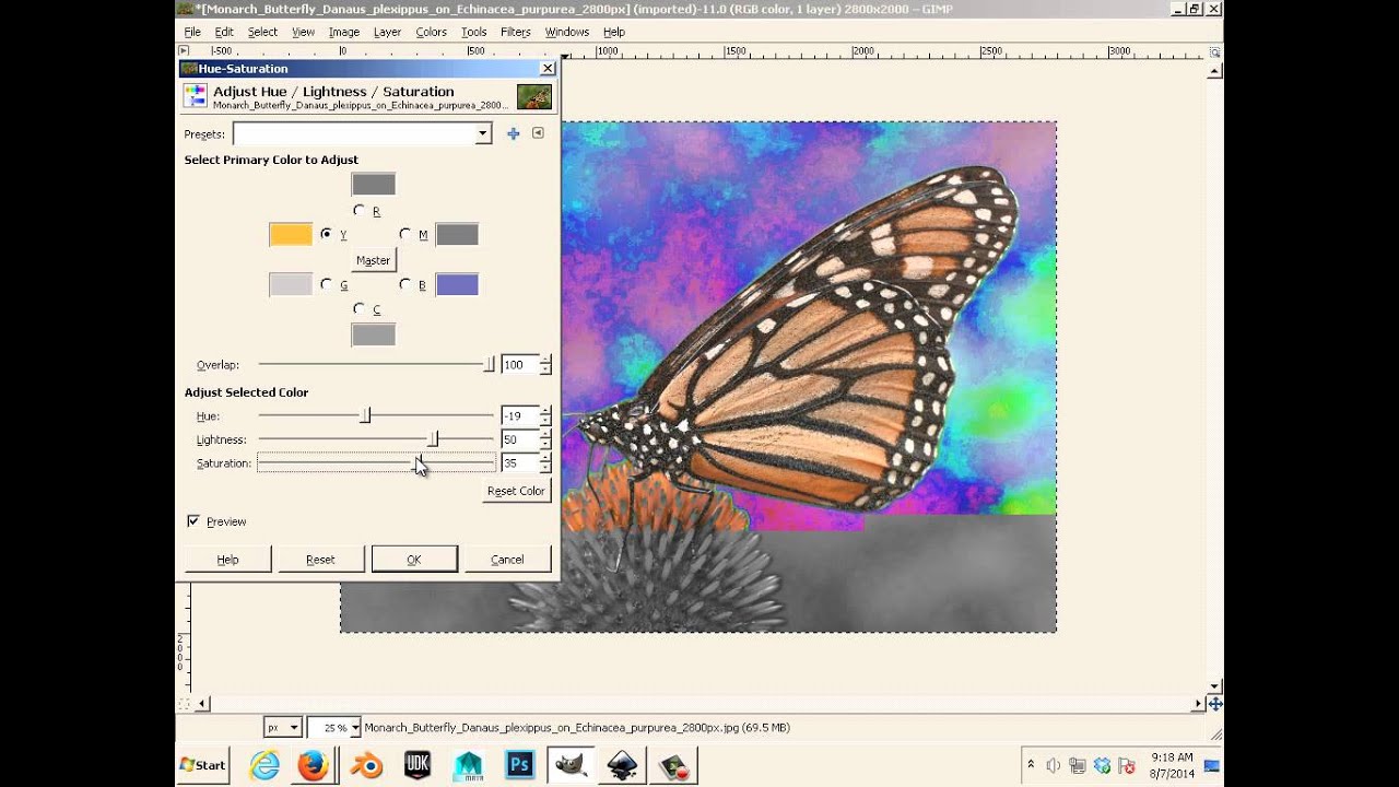 0302 Gimp (High Contrast Grey Scale) - YouTube
