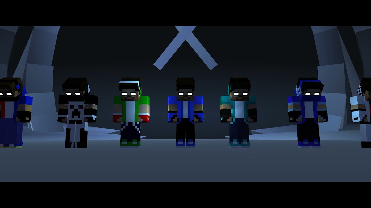 Minecraft dance animation | with herobrine brothers | - YouTube