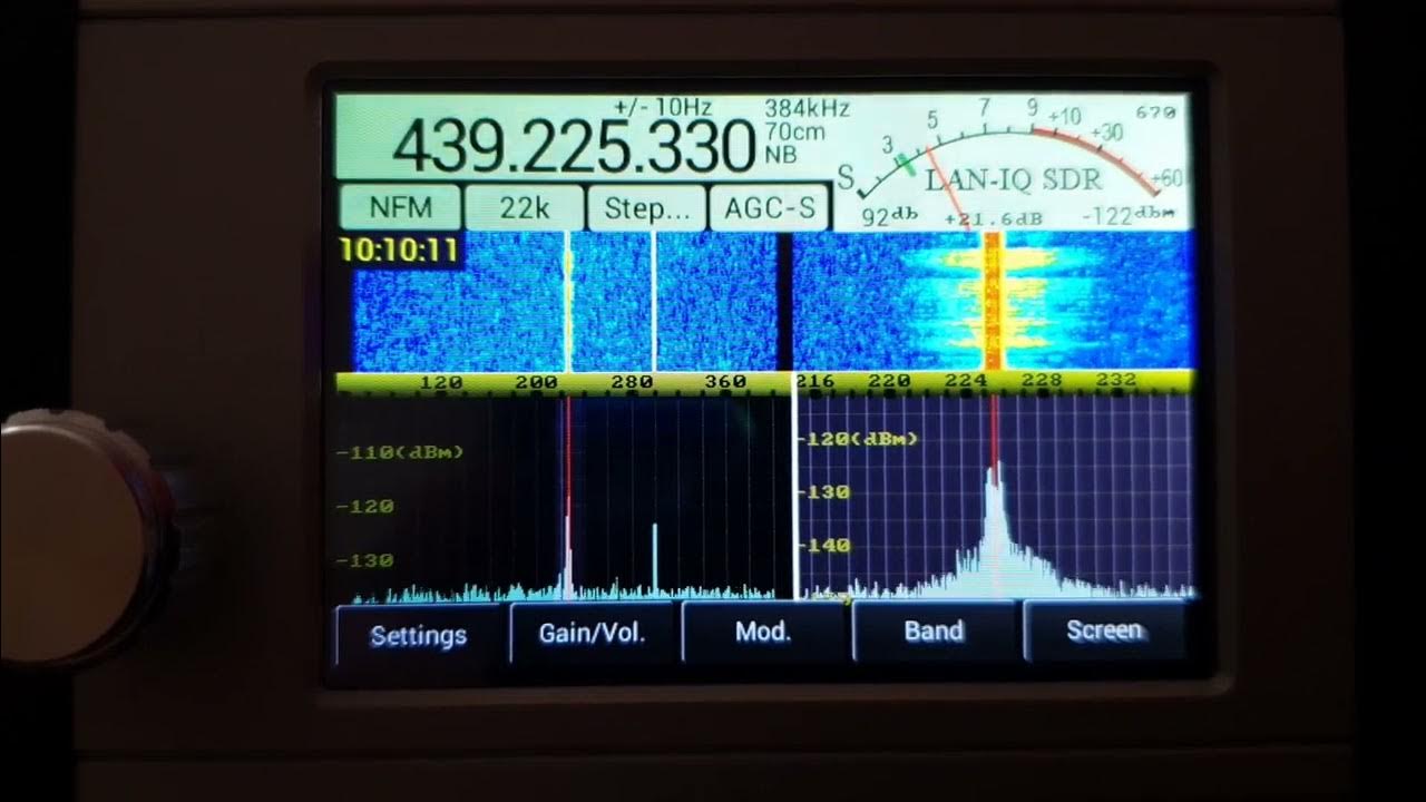 Alfedri LAN-IQ SDR 70cm Band - YouTube
