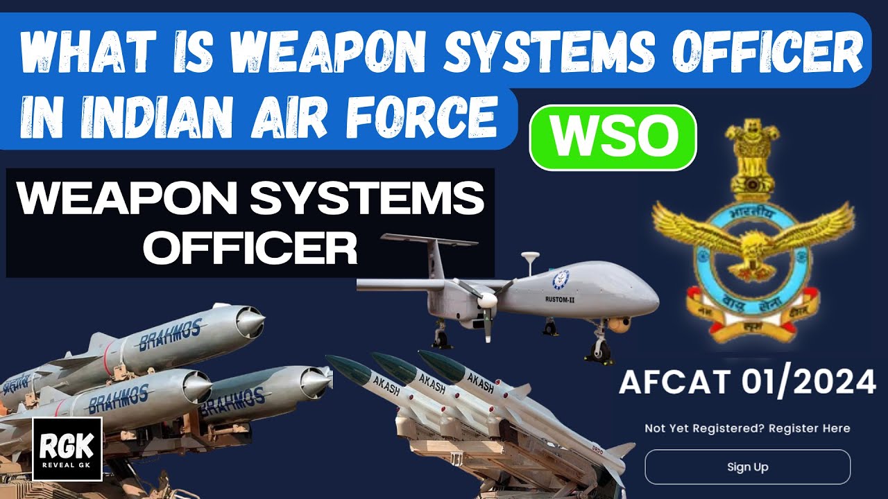 Weapons Systems Officer | AFCAT | Indian Air Force | IAF new Branch ...