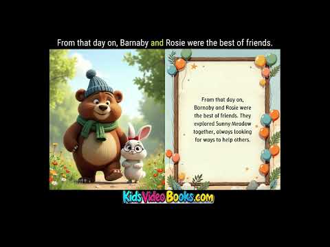 Barnaby & Rosie: Berry Best Friends! 🐻❤️🐰 | Kindness & Sharing Cartoon for Kids