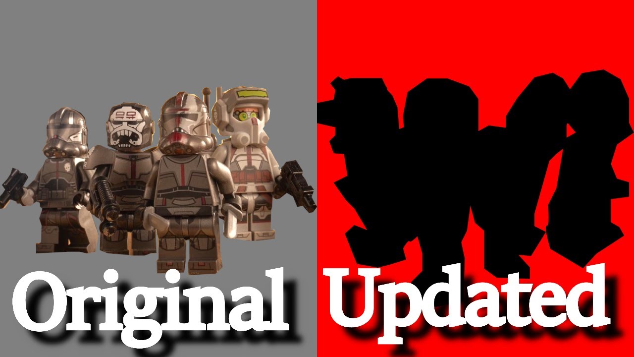 The BEST Upgrade for your Lego Bad Batch Minifigs! - YouTube