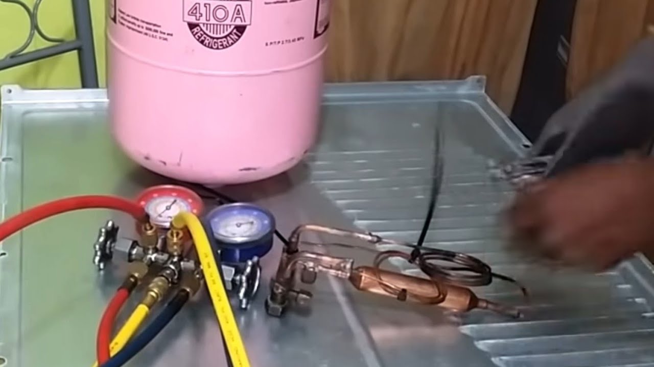 VÁLVULA DIFUSORA CASERA,PARA 410A GAS REFRIGERANTE,¿COMO SE FABRICA ...