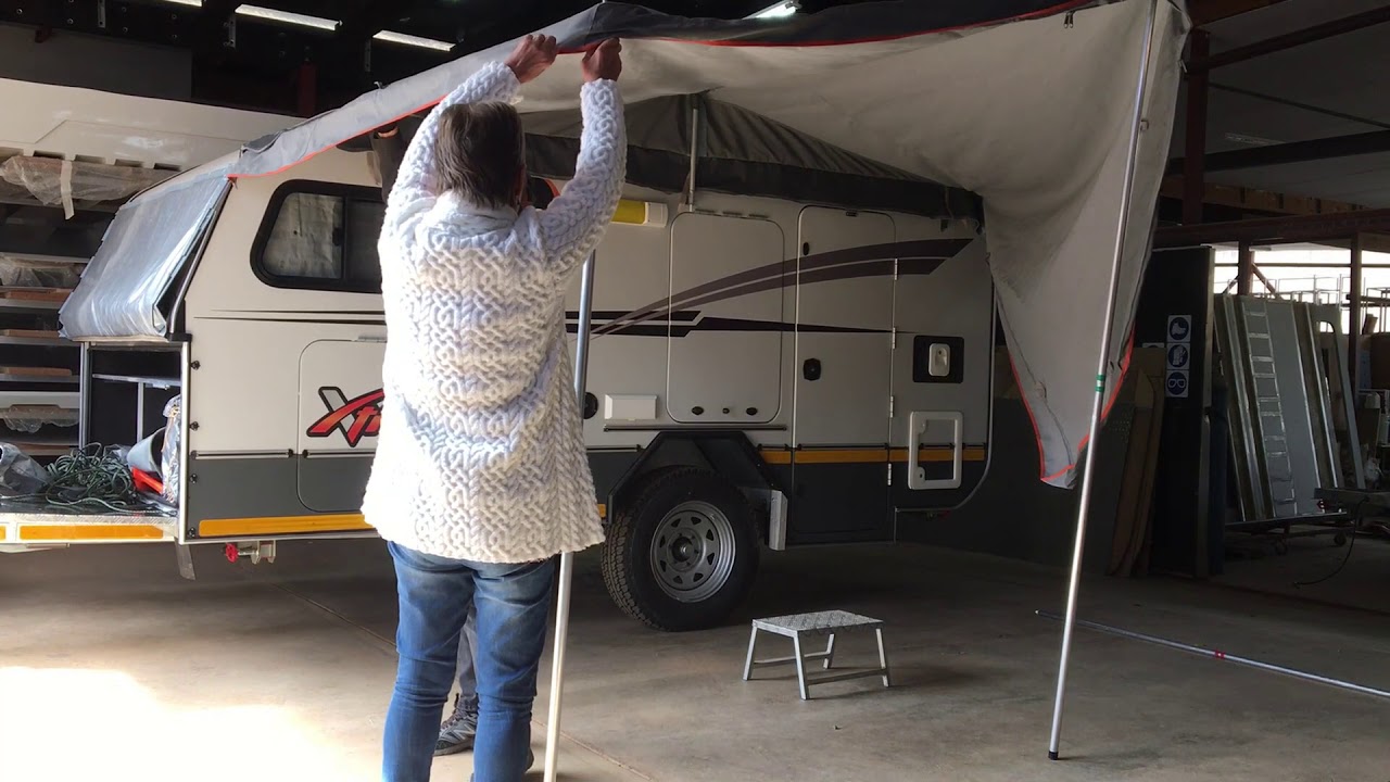 Gecko Xtreme Offroad Caravan Tent Set Up - YouTube
