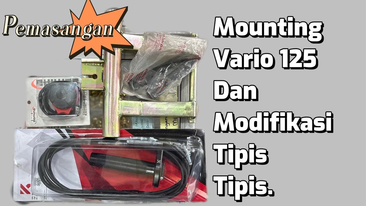 Masang Mounting Vario 125 Buat Si Vating Biar Lebih Kece👻 - YouTube