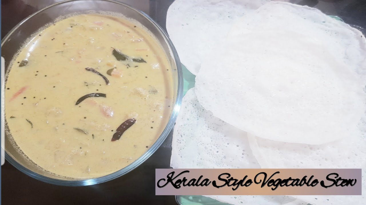 Kerala Style Vegetable Stew/ Nadan Style Vegetable Stew for Appam ...
