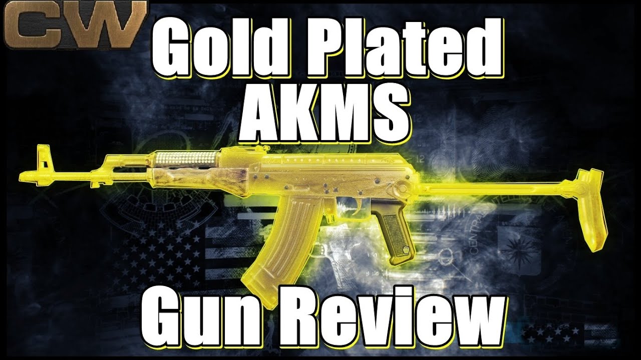 Contract Wars - Gold plated AKMS (GUN REVIEW) *Dedicated video* - YouTube