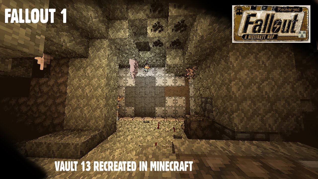 Fallout: Recharged - A Fallout 1 recreation map: Vault 13 preview - YouTube