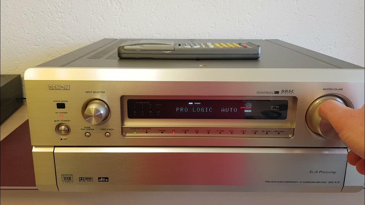 Denon AVC-A1D. - YouTube