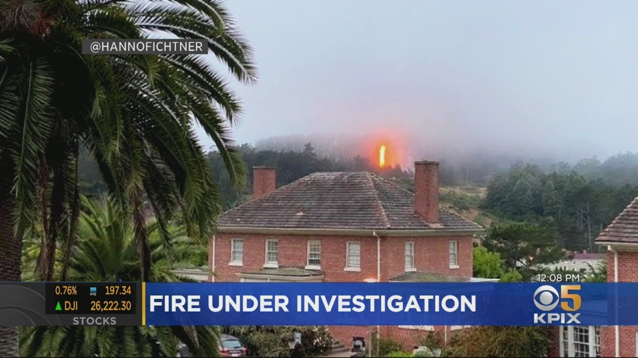 SPIRE FIRE: Early morning fire damages famed Presidio wooden 'Spire ...