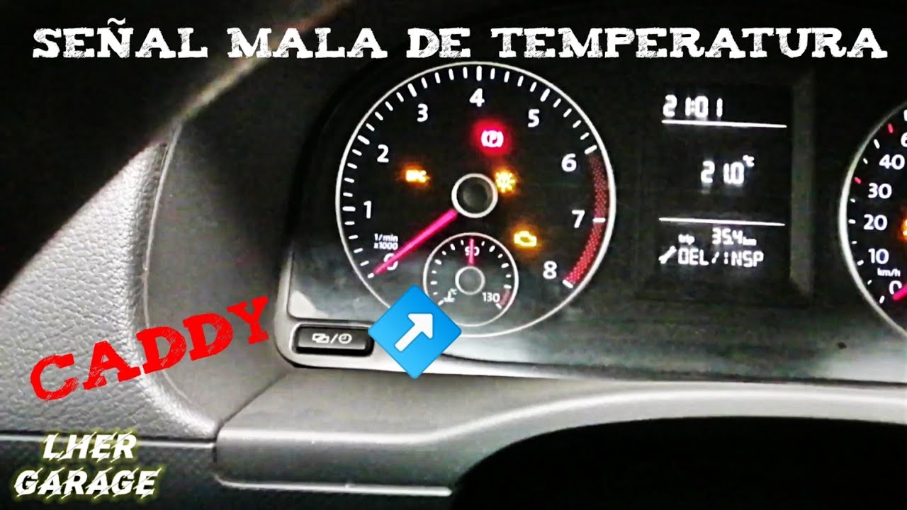 CAMBIO DE SENSOR DE TEMPERATURA A CADDY 1.2 TURBO || LUIS HER - YouTube