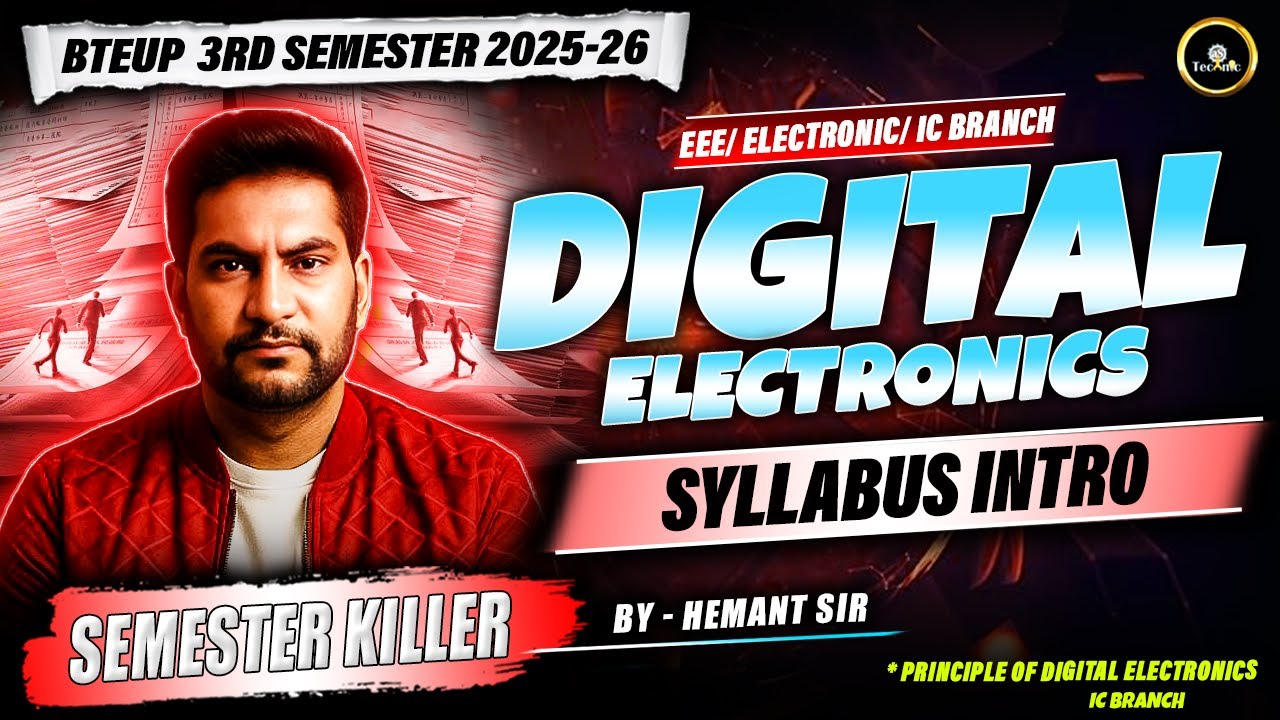Digital Electronics | Polytechnic 3rd Semester New Syllabus 2025 ...