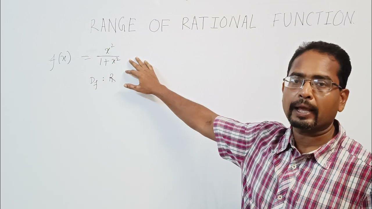 Mathematics | Set Theory Part 4 | Range of a rational function | DipakSir - YouTube