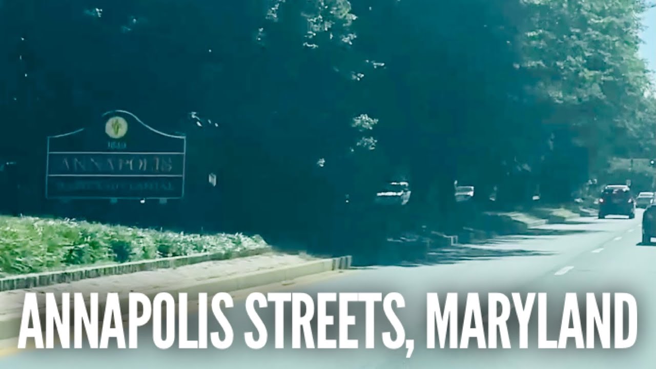 Driving through Annapolis streets, Maryland - YouTube