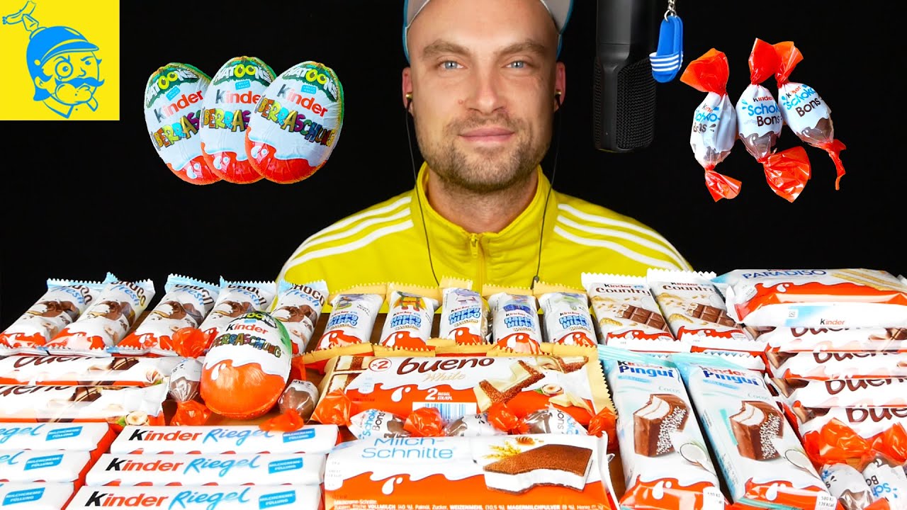 ASMR Kinder Schokolade essen 🍫 (ASMR Deutsch) - GFASMR - YouTube