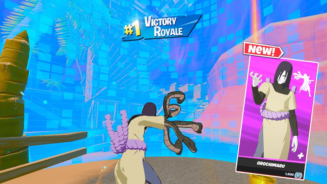 *NEW* OROCHIMARU SKIN GAMEPLAY! (FORTNITE SEASON 3) - YouTube