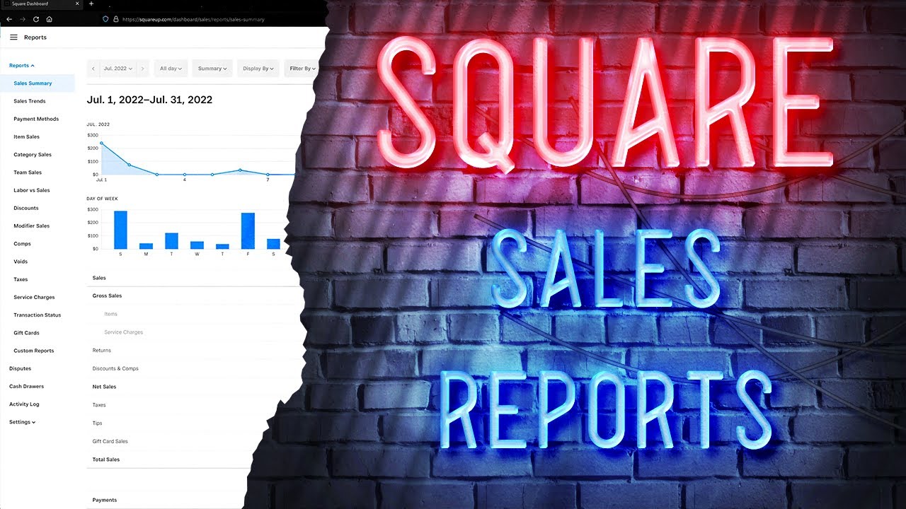 Square - Sales Reports - YouTube
