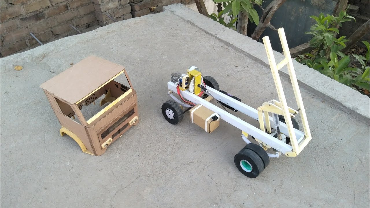 RC Homemade Truck Jack system installation | How to make RC Truck Jack ...